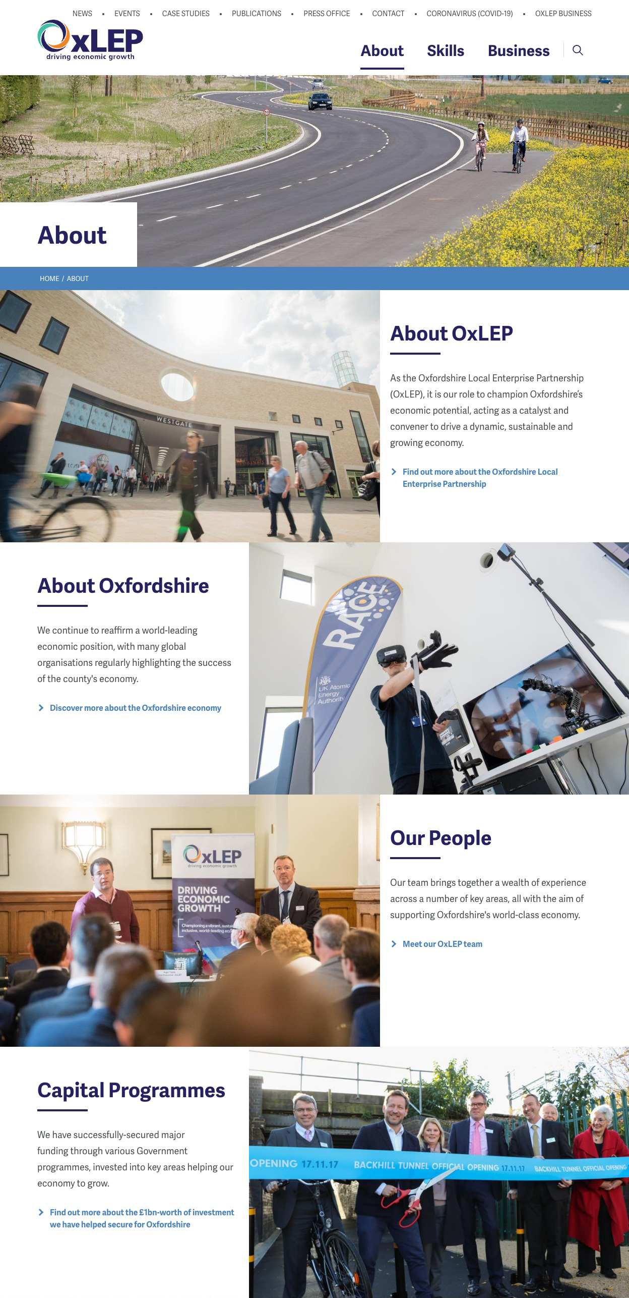 Oxfordshire LEP (OxLEP) | Our Work | Indulge Media